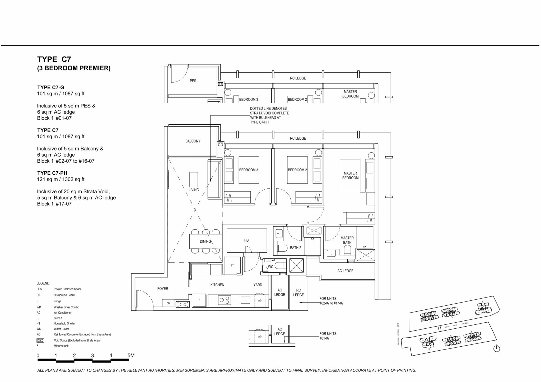 The Continuum Floor Plan Layout | 1 to 5 Bedroom Layout Plans